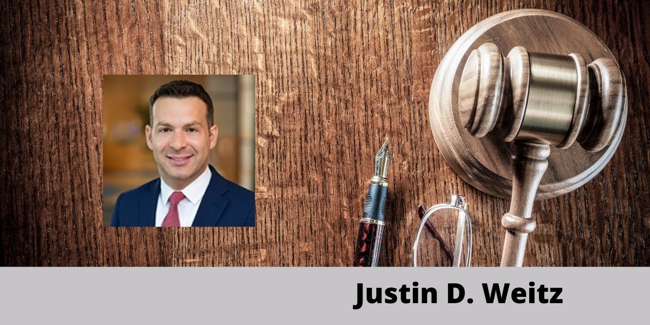 Justin Weitz Named One of 2022’s Best Lgbtq+ Lawyers Under 40 by the ...