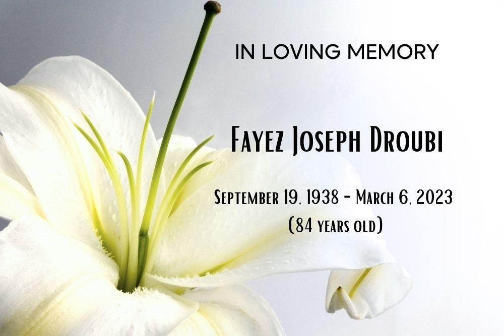 Fayez Joseph Droubi | Houston Daily