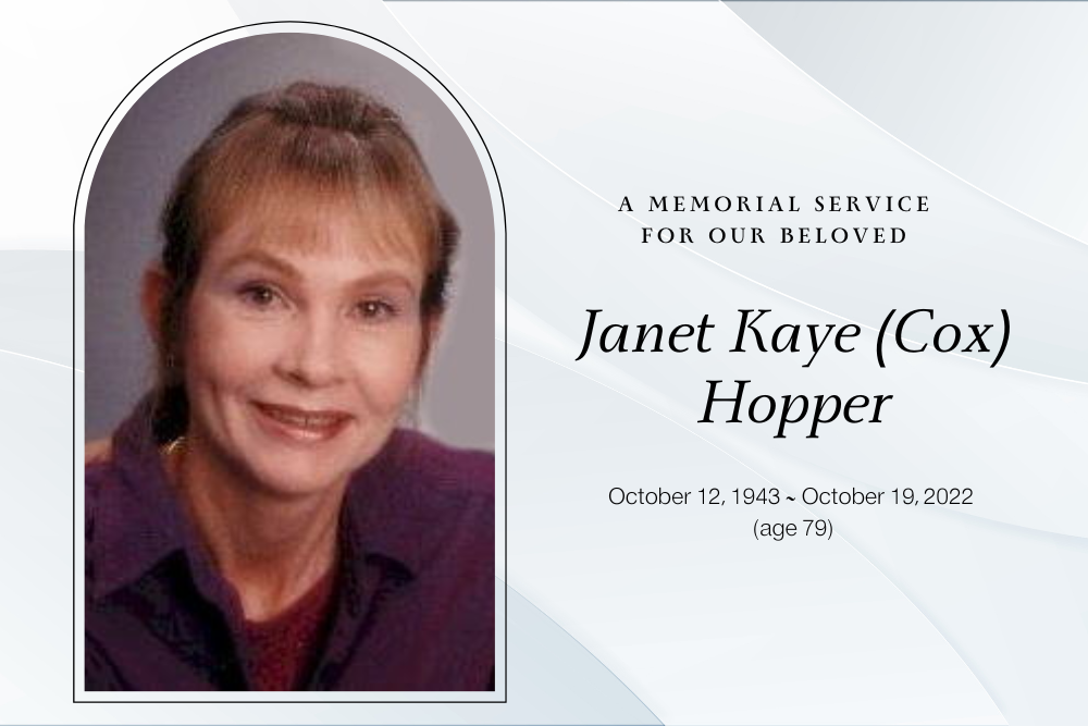 Janet Kaye (Cox) Hopper | New Mexico Sun