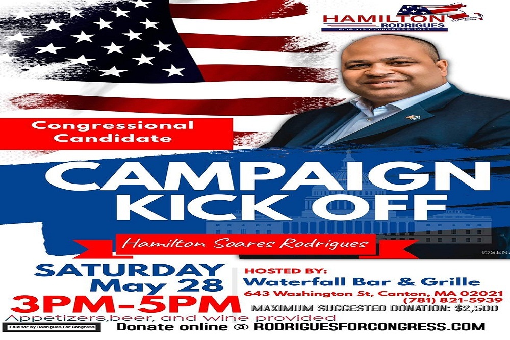 Campaigns Daily | Hamilton Rodrigues for Massachusetts Congressional ...